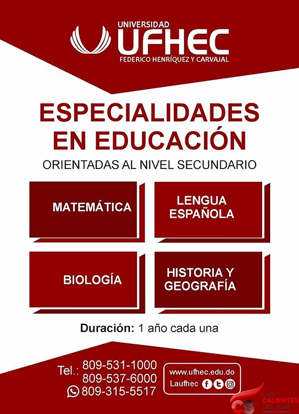 Universidad UFHEC inicia nuevas especialidades y diplomados - Las ...