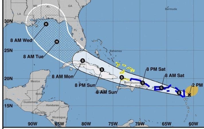 10 provincias en alerta amarilla y 9 en verde ante paso de tormenta ...