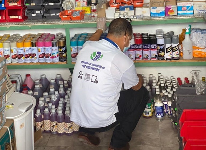 Confiscan cientos de productos utilizados para fabricar “ácido del ...