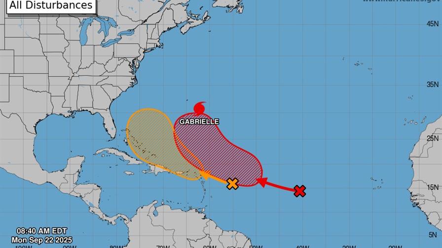 Gabrielle gana fuerza en el Atlántico; dos ondas tropicales en vigilancia por posible cercanía a ...