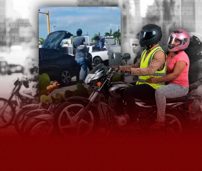 Motorista golpea a mujer con casco protector tras accidente de tránsito ...