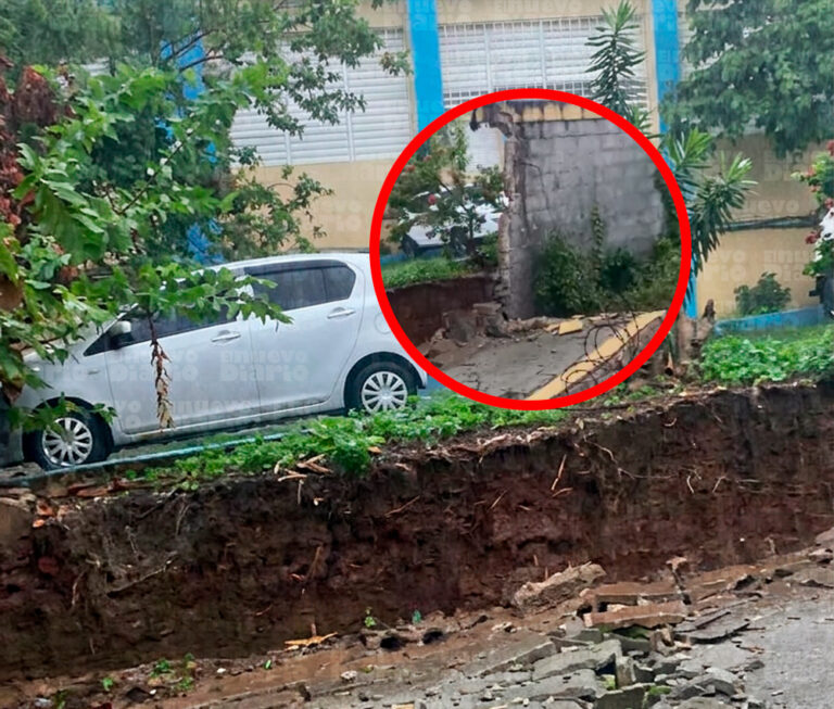Se desploma pared de escuela en Sabana Perdida denunciada desde el año ...